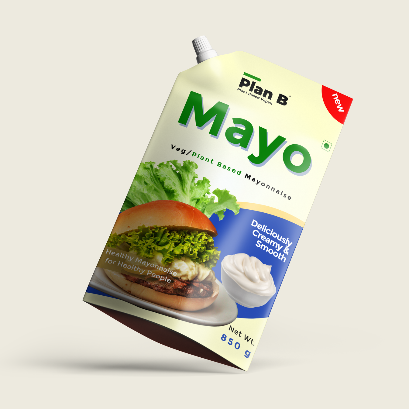Plan B Mayonnaise 850g (Dairy Free, Extra Creamy & Delicious) – Vegan Dukan